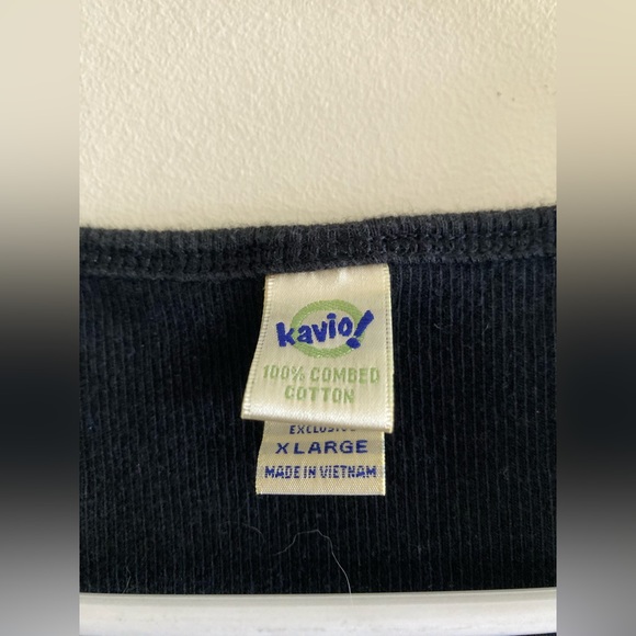 Kavio | Tops | Womens Y2k Kavio Orlando Florida Black Ribbed Wife Beater Tank Top Summer Cute ...